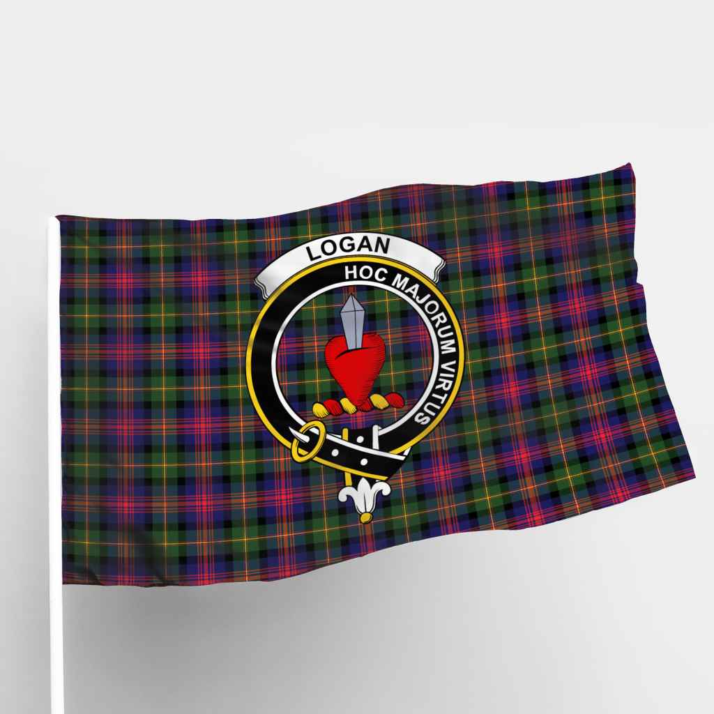 Scottish Logan Clan Crest Tartan Flag Parade – Tartan Plaid