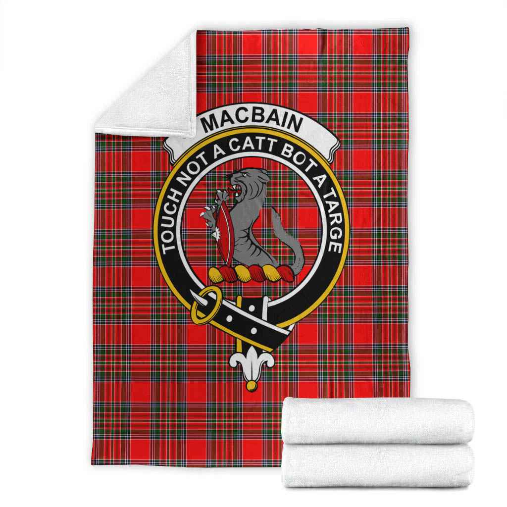 Scottish MacBain Clan Crest Tartan Blanket – Tartan Plaid