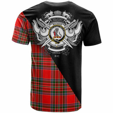 Scottish MacBain Clan Crest Tartan T-Shirt - Military Logo – Tartan Plaid