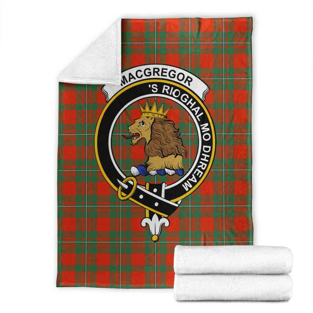 Scottish MacGregor Clan Badge Tartan Blanket | Tartanplaid.co – Tartan ...