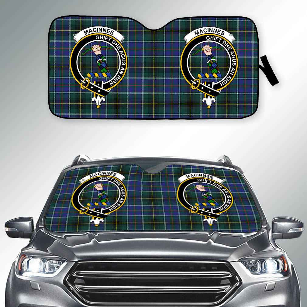 Scottish MacInnes Clan Badge Tartan Car Windshield Sun Shade ...