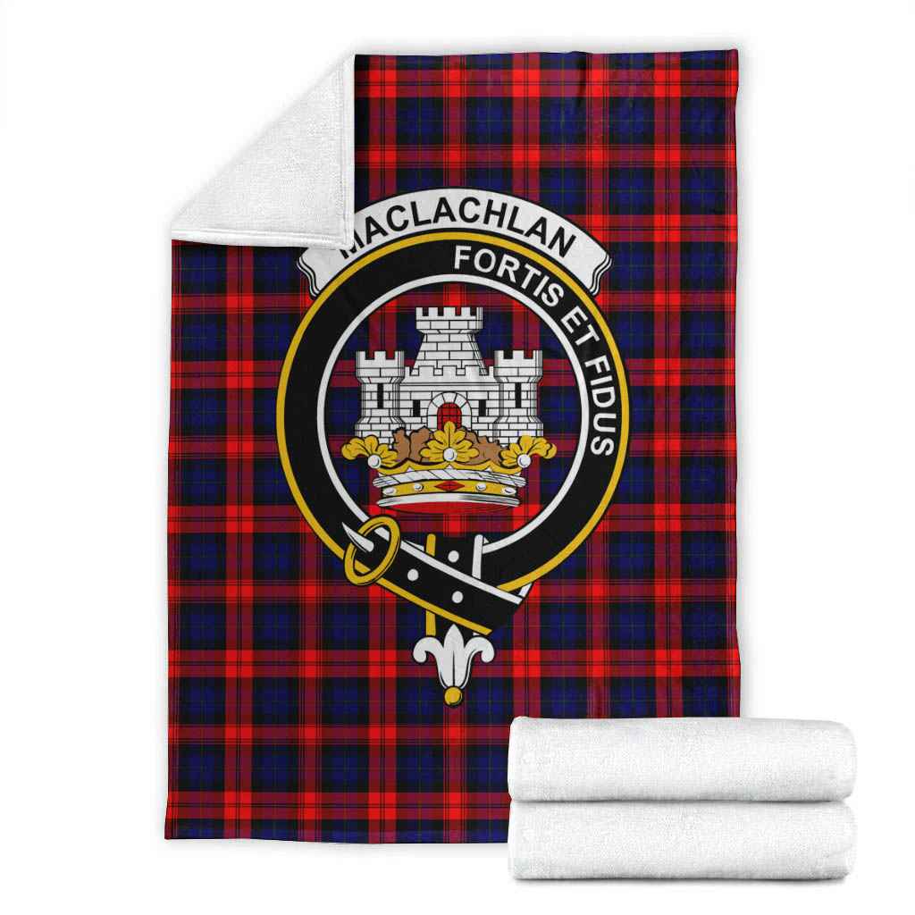 Scottish MacLachlan Clan Crest Tartan Blanket – Tartan Plaid