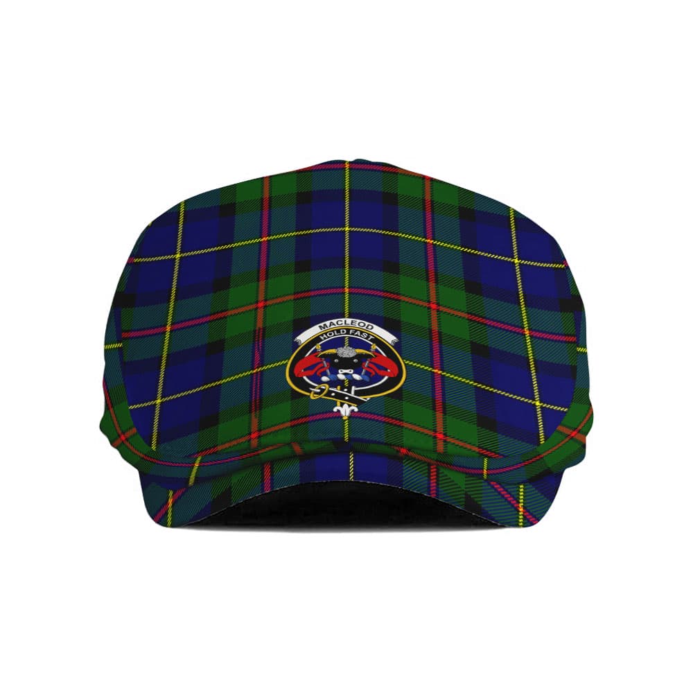 Scottish MacLeod of Lewis Clan Crest Tartan Flat Cap – Tartan Plaid