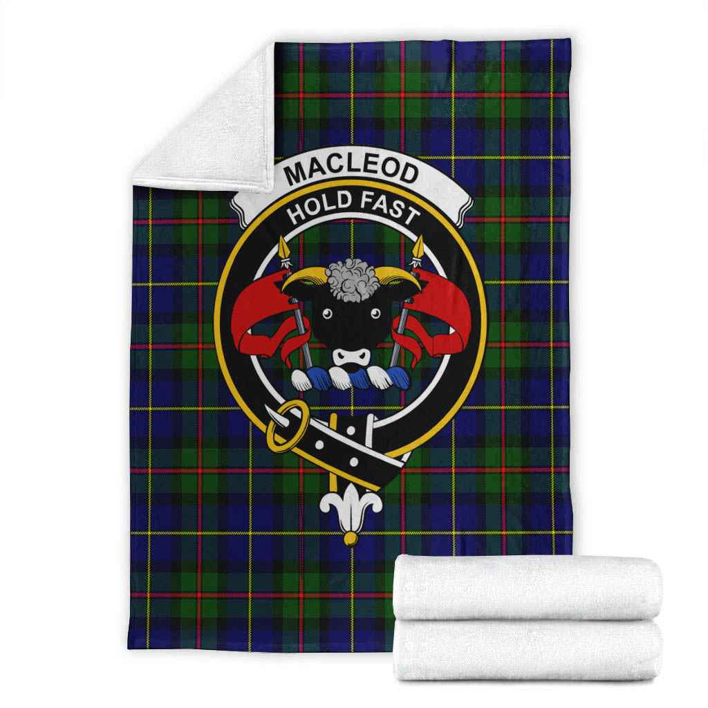 Scottish MacLeod of Lewis Clan Crest Tartan Blanket – Tartan Plaid