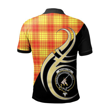 Scottish MacMillan Clan Crest Tartan Polo Shirt Believe in Me ...
