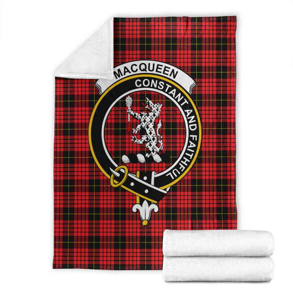 Scottish MacQueen Clan Crest Tartan Blanket – Tartan Plaid