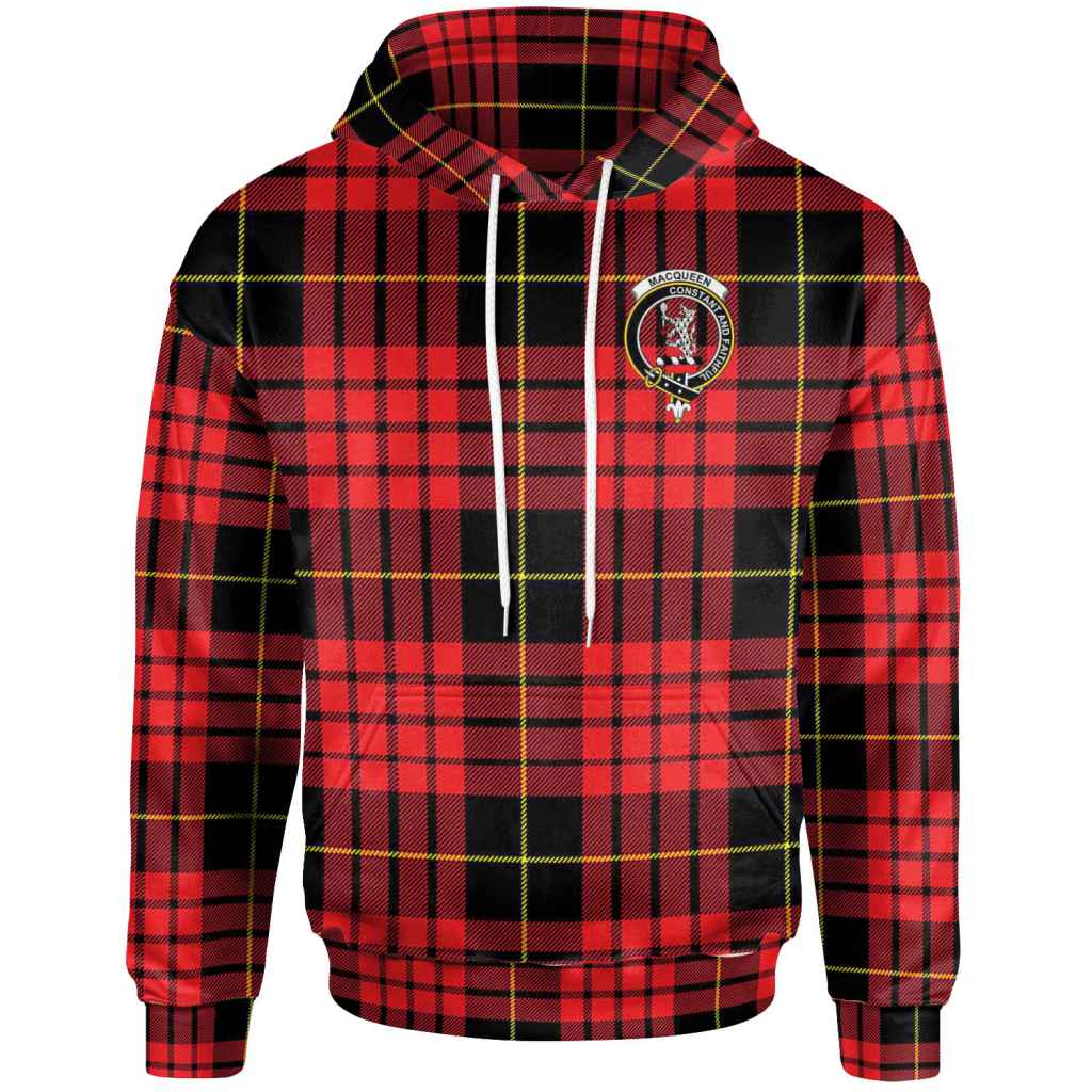 Scottish MacQueen Clan Crest Tartan Hoodie – Tartan Plaid