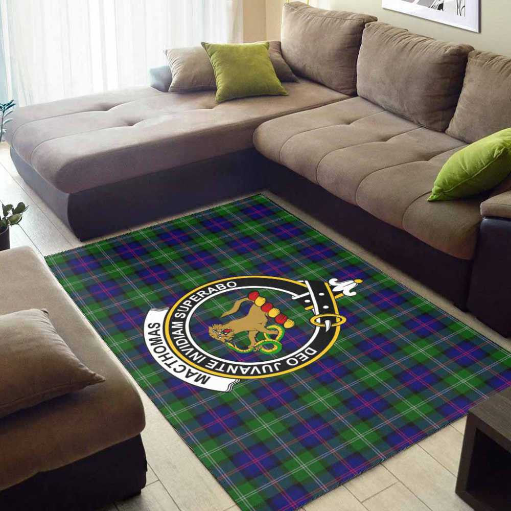 Scottish MacThomas Clan Crest Tartan Area Rug – Tartan Plaid