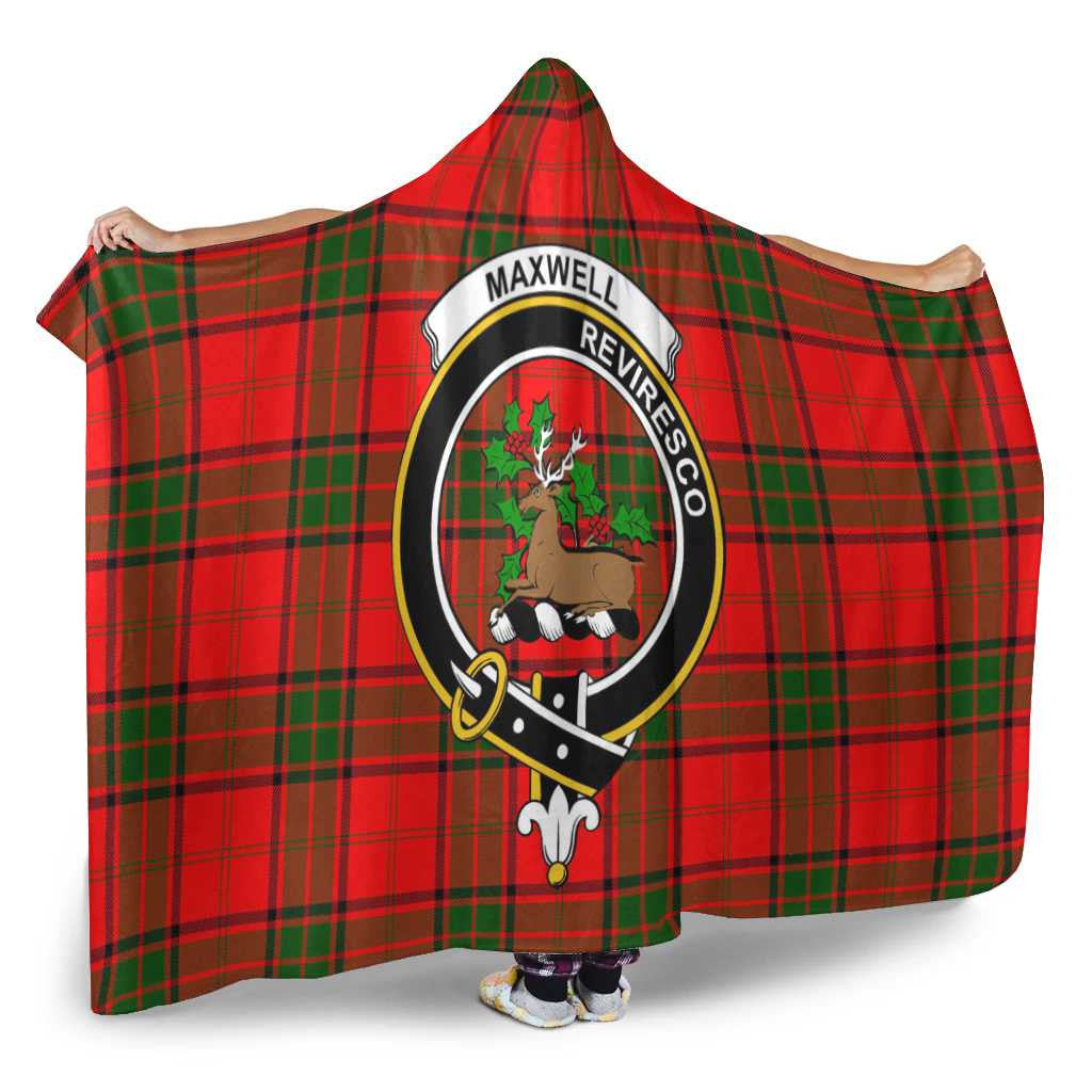 Scottish Maxwell Clan Crest Tartan Hooded Blanket – Tartan Plaid