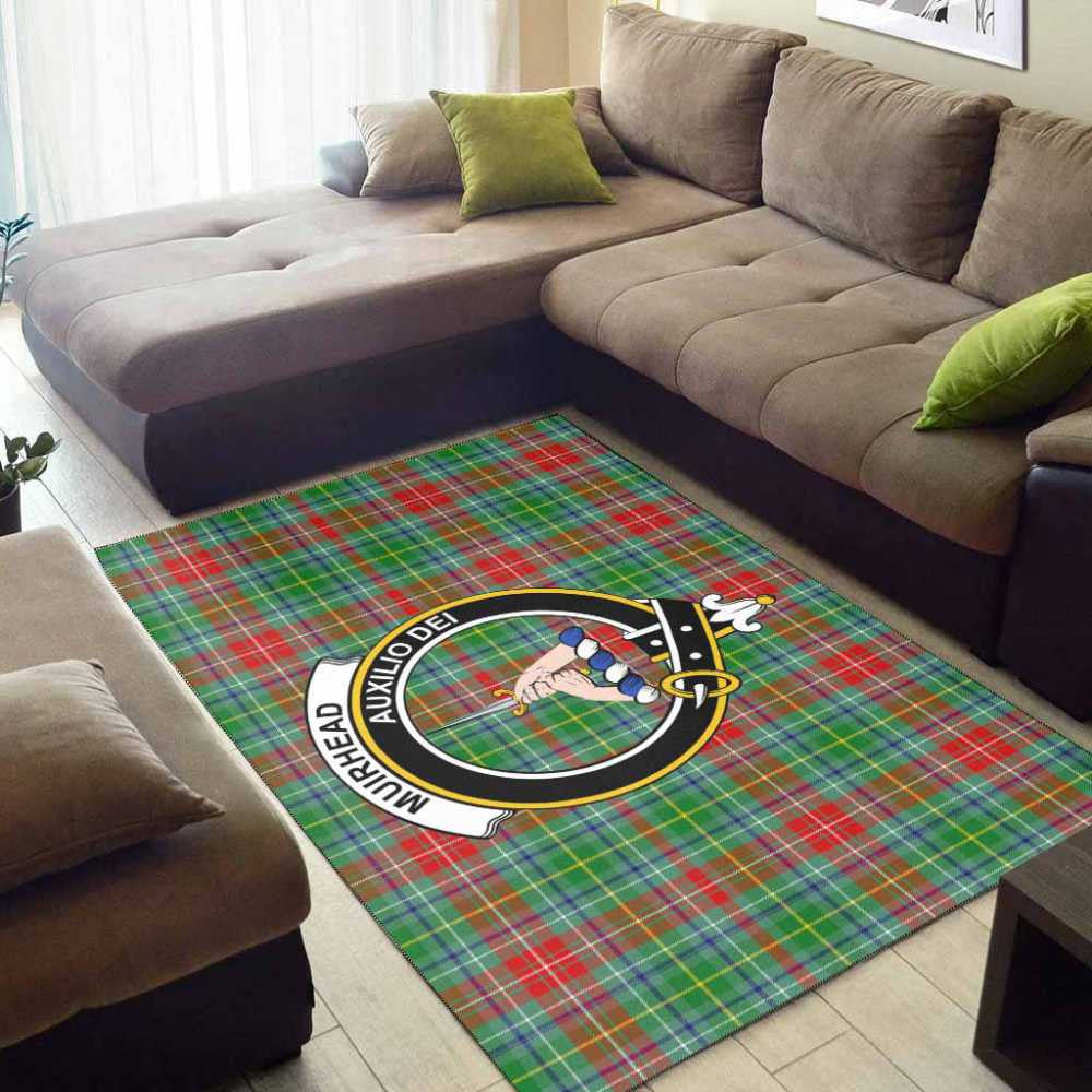 Scottish Muirhead Clan Crest Tartan Area Rug – Tartan Plaid