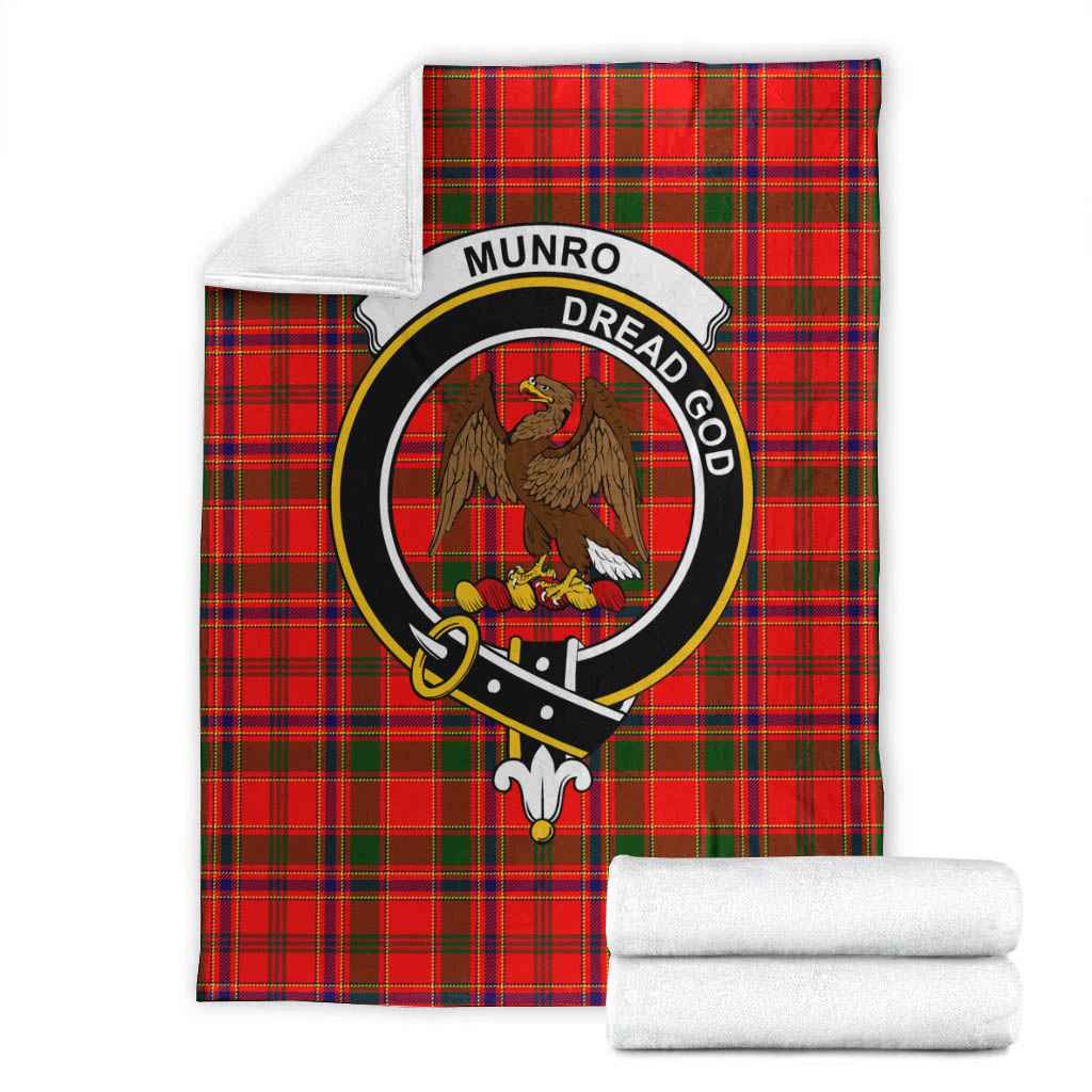 Scottish Munro Clan Badge Tartan Blanket | Tartanplaid.co – Tartan Plaid