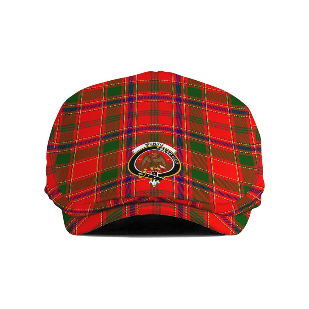 Scottish Munro Clan Crest Tartan Flat Cap – Tartan Plaid
