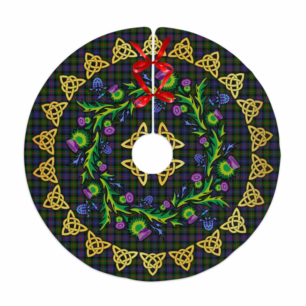 Scottish Murray of Atholl Modern Tartan Thistle Celtic Knot Christmas ...