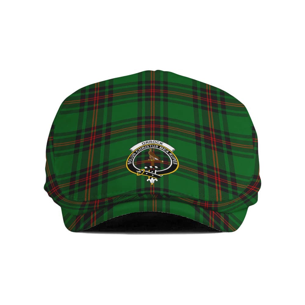 Scottish Orrock Clan Badge Tartan Flat Cap | Tartanplaid.co – Tartan Plaid
