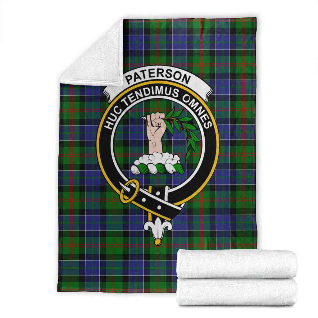 Scottish Paterson Clan Crest Tartan Blanket – Tartan Plaid
