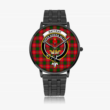 Scottish Rattray Clan Crest Tartan Instafamous Steel Quartz Watches ...