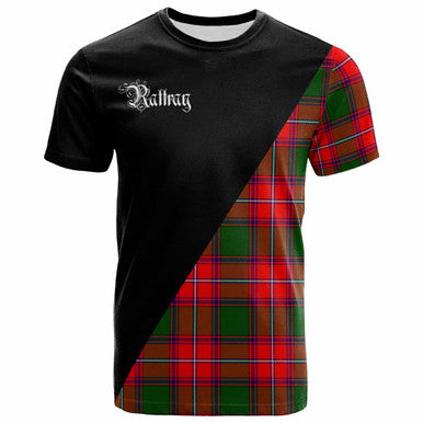 Scottish Rattray Clan Crest Tartan T-Shirt - Military Logo – Tartan Plaid