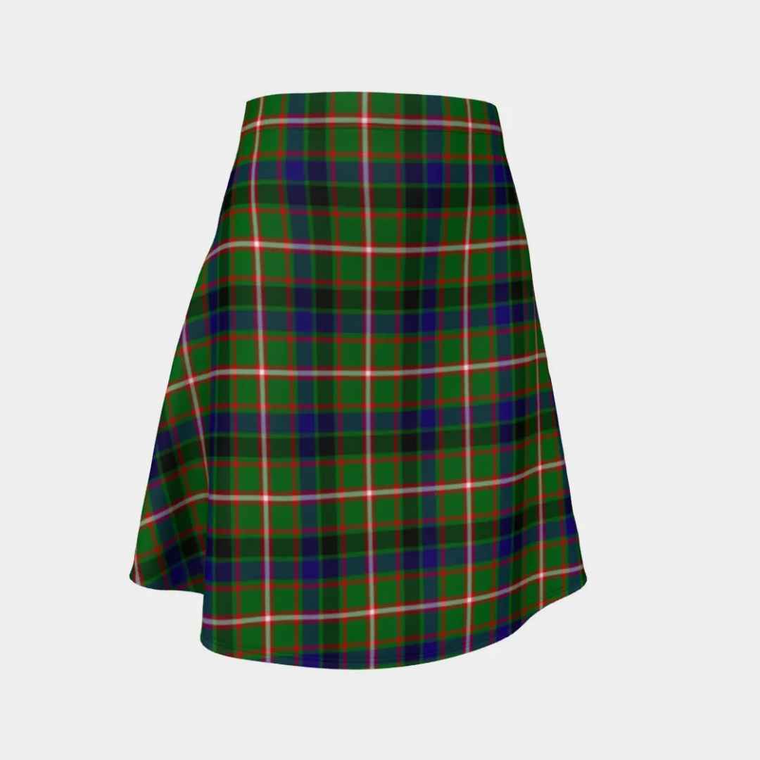 Scottish Reid Green Clan Tartan Flare Skirt | Tartanplaid.co – Tartan Plaid