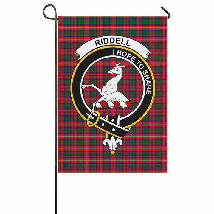 Scottish Riddell Clan Crest Tartan Garden Flag – Tartan Plaid