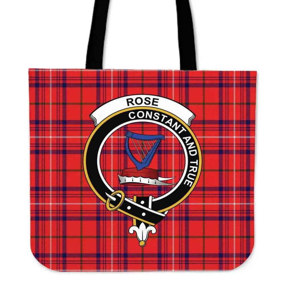 Scottish Rose Clan Crest Tartan Tote Bag – Tartan Plaid