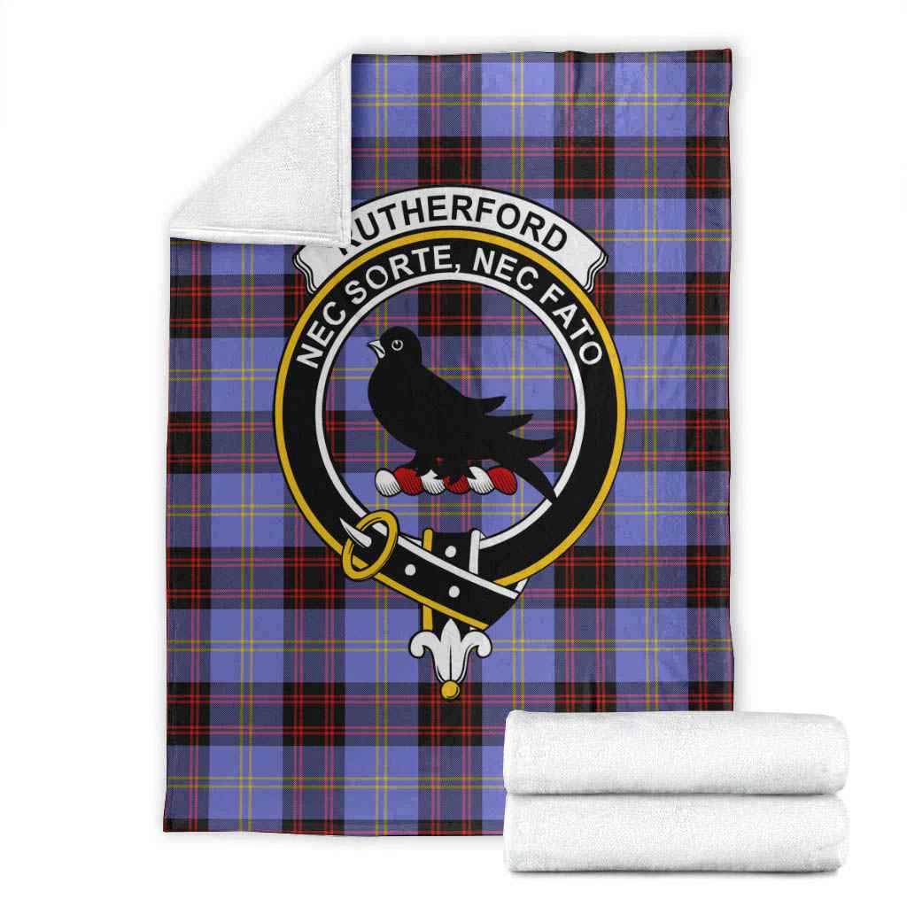 Scottish Rutherford Clan Crest Tartan Blanket – Tartan Plaid