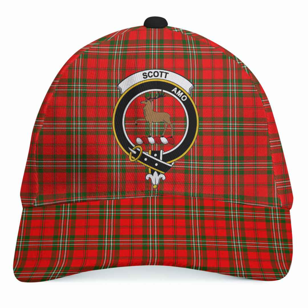 Scottish Scott Clan Crest Tartan Cap – Tartan Plaid