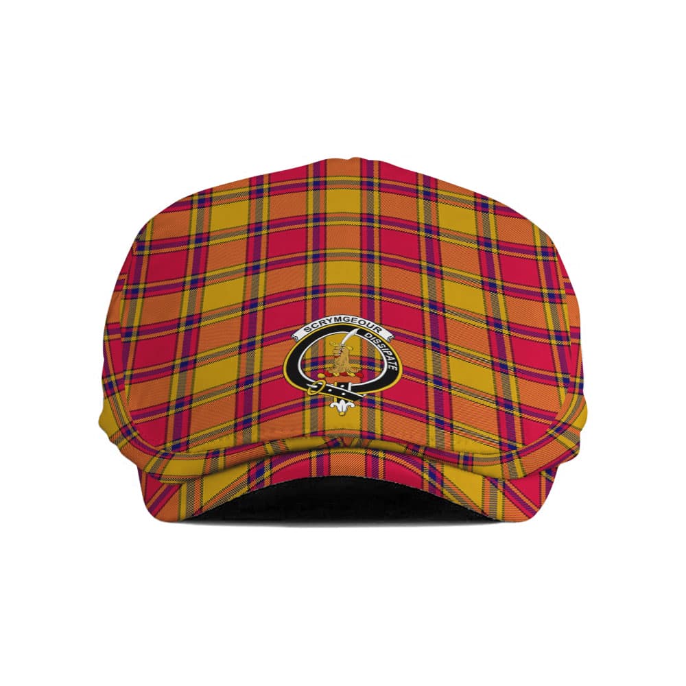 Scottish Scrymgeour Clan Badge Tartan Flat Cap | Tartanplaid.co ...