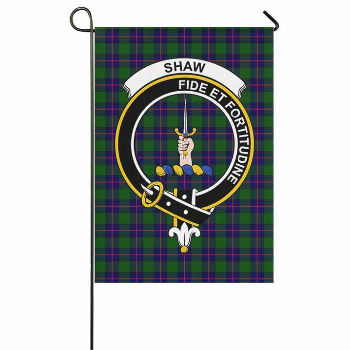 Scottish Shaw (of Tordarroch) Clan Crest Tartan Garden Flag – Tartan Plaid