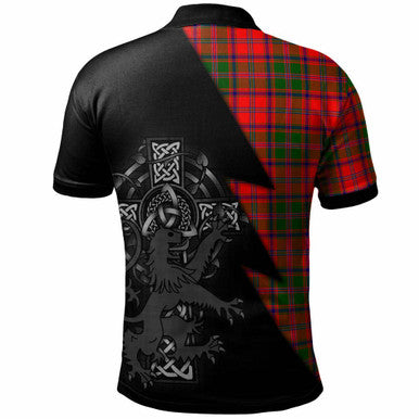 Scottish Stewart (of Appin) Clan Crest Tartan Polo Shirt - Lion Rampan ...