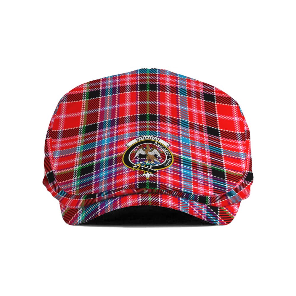 Scottish Straiton Clan Crest Tartan Flat Cap – Tartan Plaid