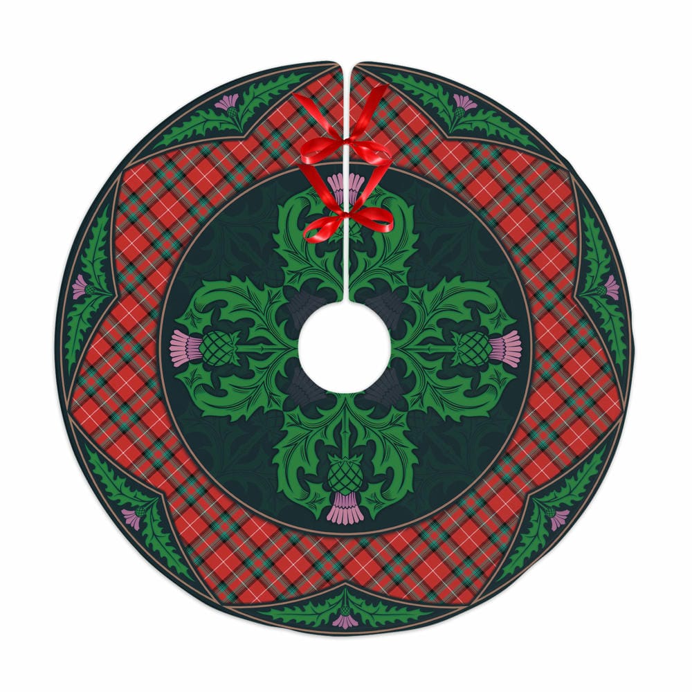Scottish Stuart of Bute Clan Tartan Christmas Tree Skirt Old Scottish ...