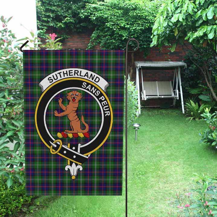Scottish Sutherland I Clan Crest Tartan Garden Flag – Tartan Plaid