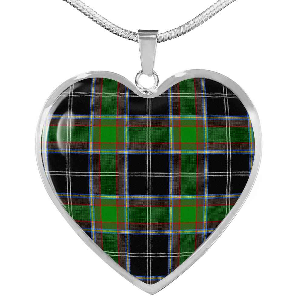 Scottish Webster Clan Tartan Necklace Heart – Tartan Plaid