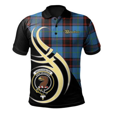 Scottish Wedderburn Clan Crest Tartan Polo Shirt Believe in Me – Tartan ...