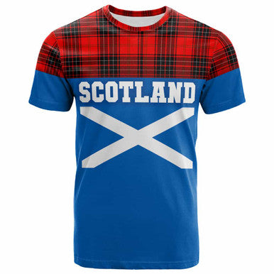 Scottish Wemyss Modern Clan Tartan T-Shirt - Lion Rampant of Scotland ...