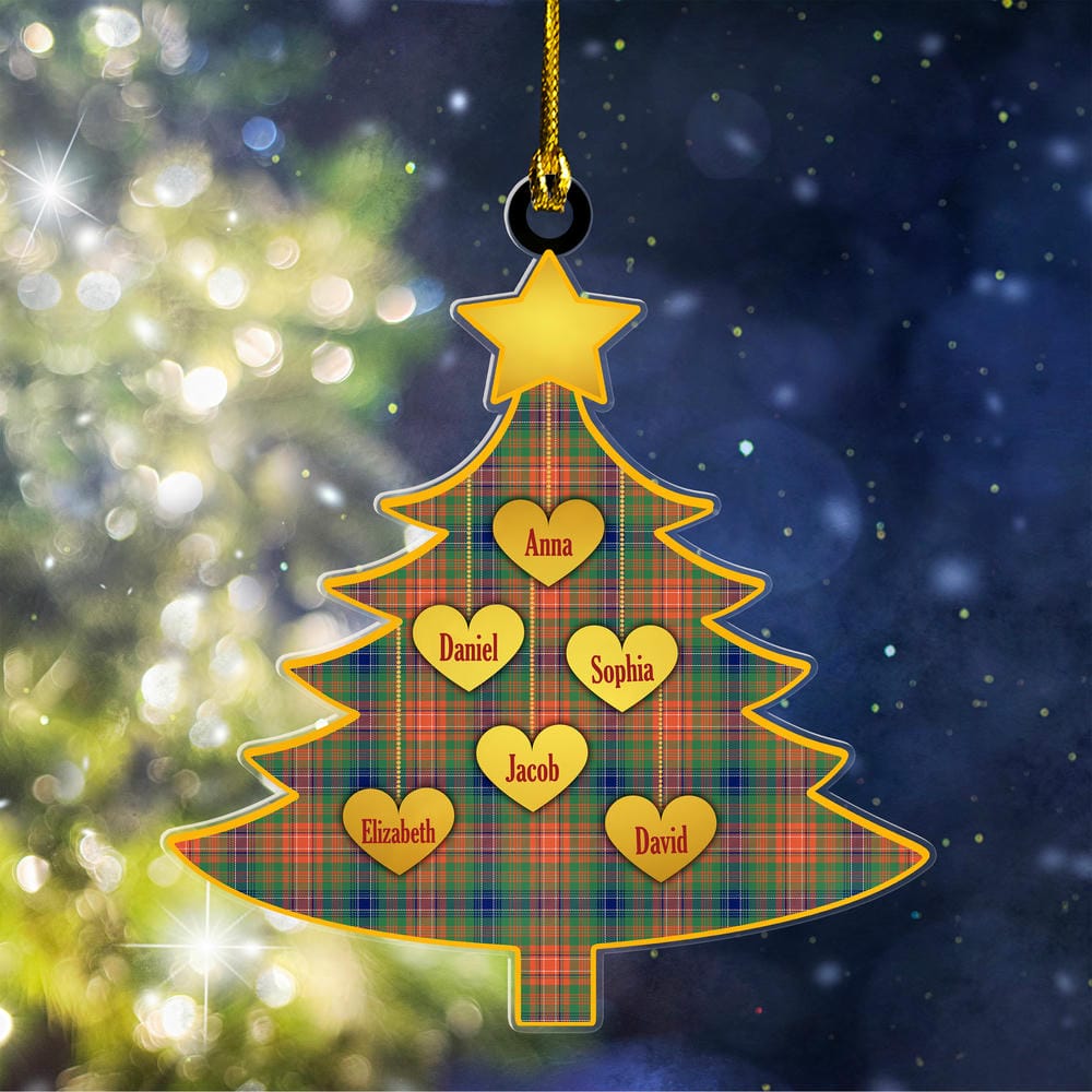 Scottish Wilson Ancient Clan Tartan Ornament Custom Family Christmas T ...